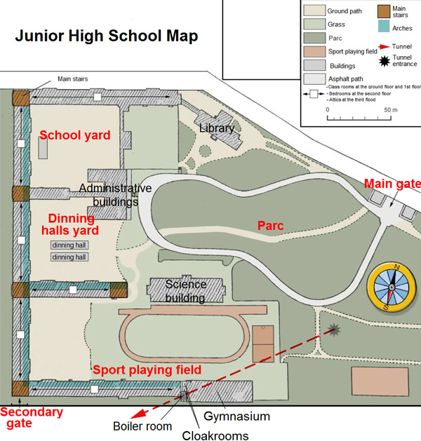 Map of Kadic Junior High School